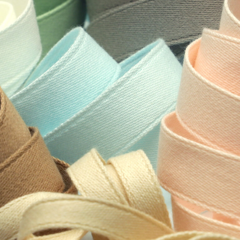 SHINDO (S.I.C.) Organic Cotton Double-Face Satin Ribbon (SIC-234)